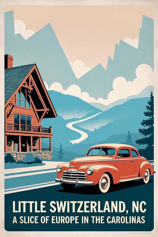 North Carolina Retro Posters